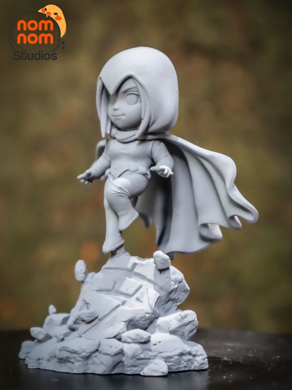 CHIBI RAVEN. QueenFreak3D. Tienda de impresión 3D.