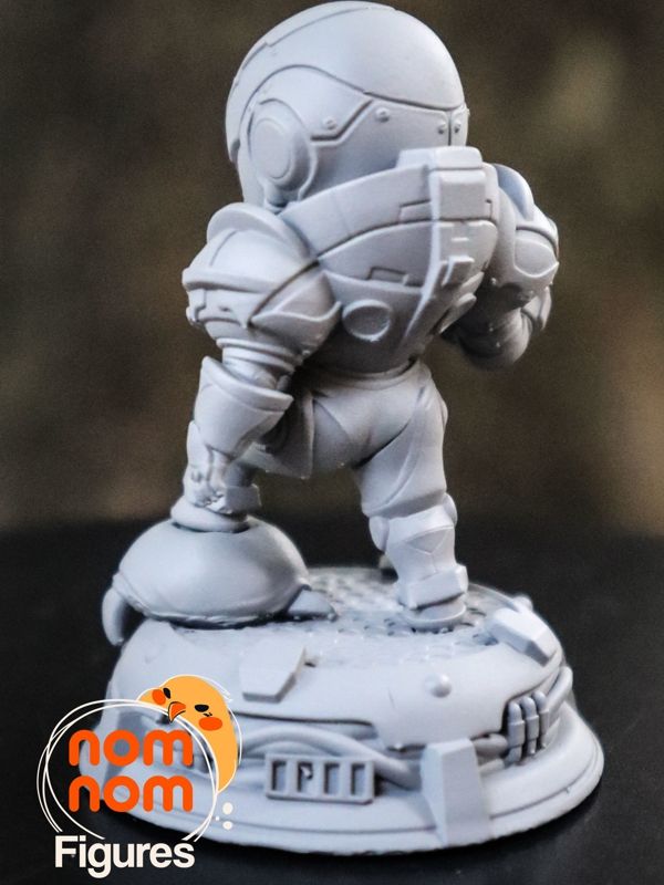 CHIBI SAMUS ARAN - METROID. QueenFreak3D. IMPRESION3D